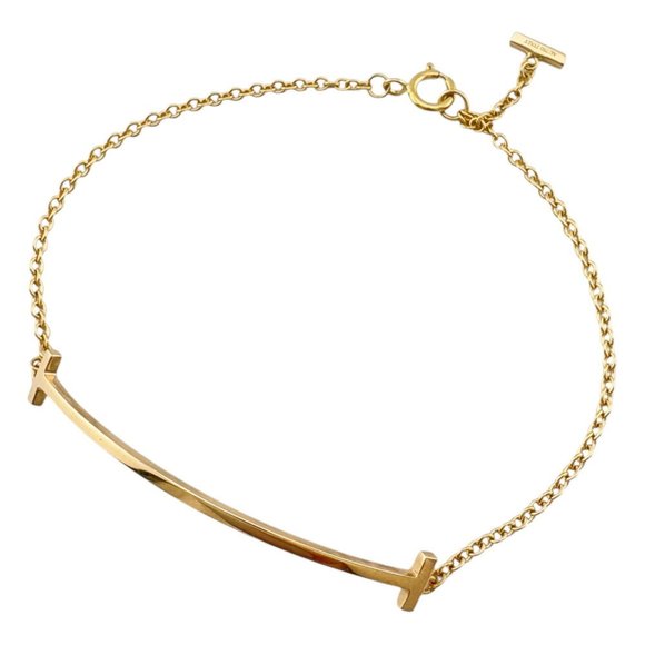 Tiffany & Co. | Jewelry | Tiffany T Smile Bracelet 8k Gold For Women ...